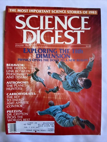1984 January Science Digest Magazine Astronomers Search The Heavens ...