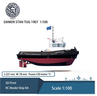 Damen Stan Tug 1907 1:100 221mm 8.7" RC Model Ship Kit | eBay
