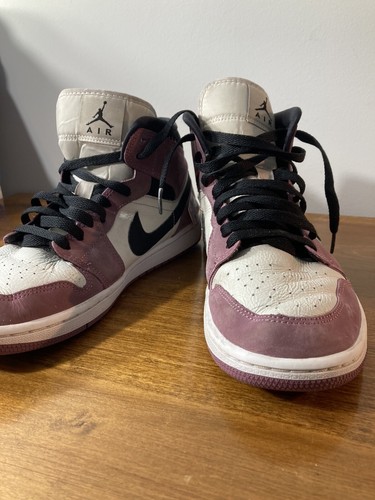 womens Nike Air Jordan 1 Mid SE Berry pink Mulberry Sz 9.5 DC 7267-500 ...