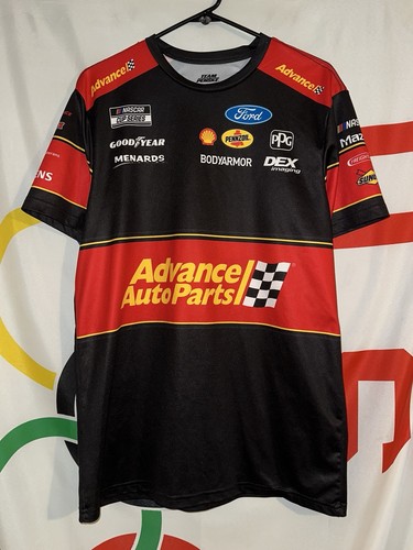 Ryan Blaney Team Penske Uniform T Shirt Medium NASCAR Racing Jersey | eBay