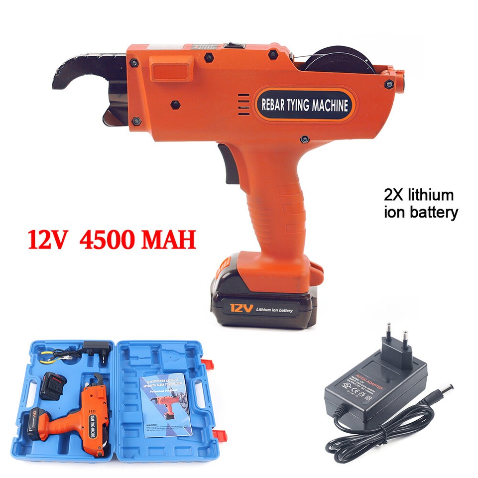 Handheld Tying Machine Electric Rebar Tier Tool Automatic Strapping ...