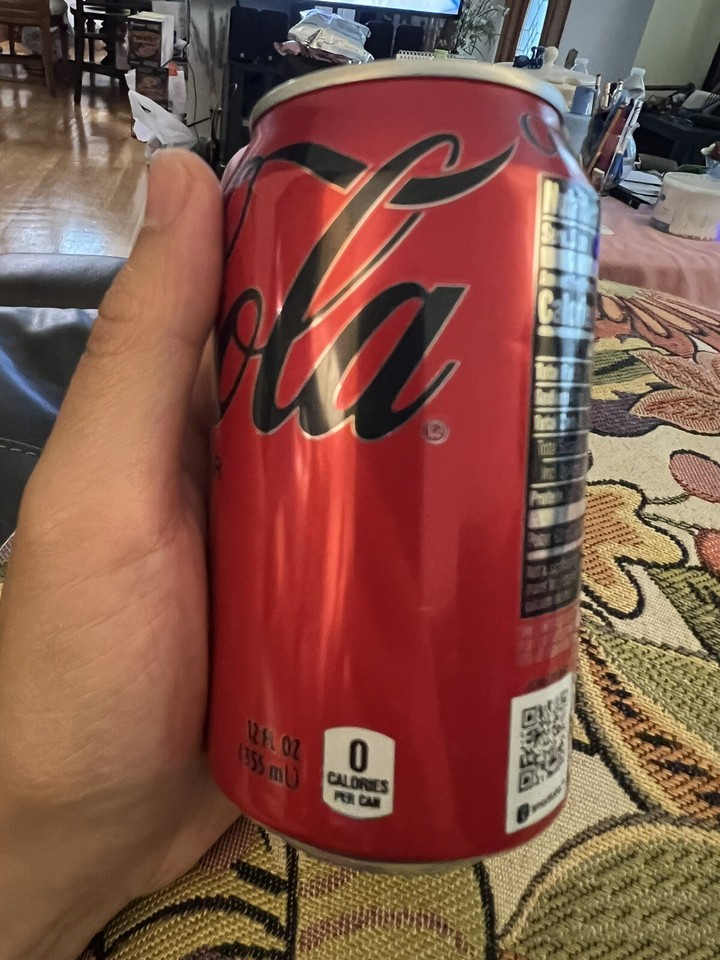 Rare Factory Sealed Empty Coca-Cola Can Factory Error Coke Can Zero ...
