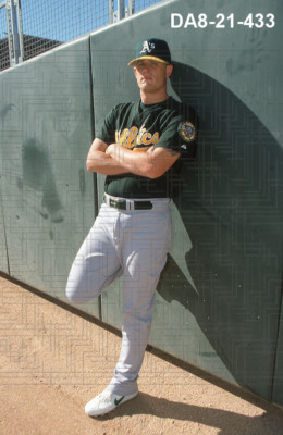 Shane Bazzell - 2002 Oakland Athletics - 35mm color slide - DA8-21-433 ...