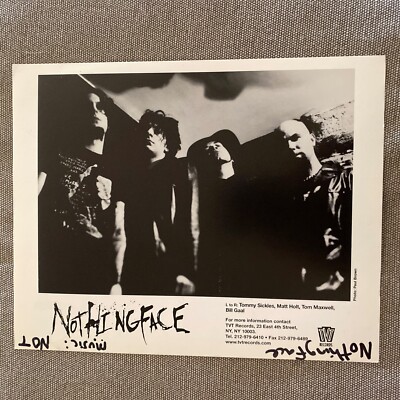 Nothingface Press Photo 8x10”. See Description. | eBay