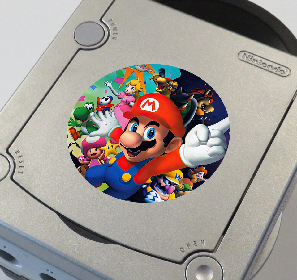 Custom Nintendo GameCube Console Jewel Stickers - 100+ Designs - You ...