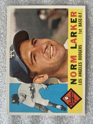 1960 Topps - #394 Norm Larker - LA Dodgers EX | eBay