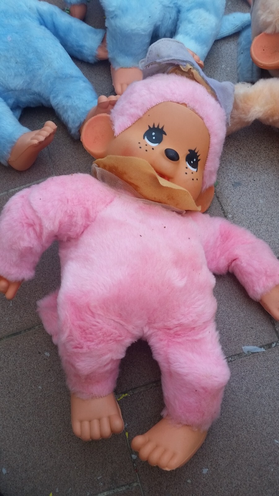 Monchichi Monkey MONCICCI BAMBOLA GRANDE ANNI 80 MON CHI CHI ROSA | eBay UK