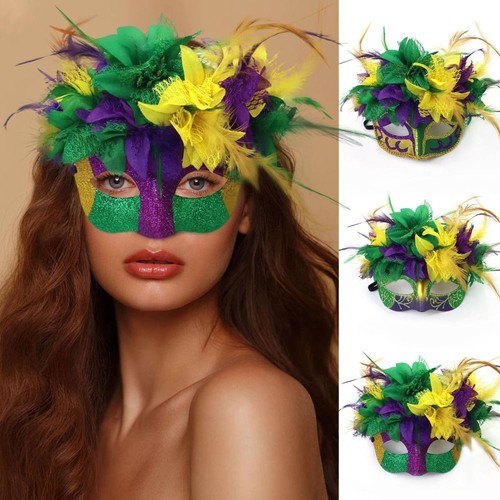 Handmade Brazilian Carnival Mask Irish Festival Party Decoration | eBay ...