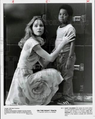 1981 Press Photo Actors Lisa Eilbacher & Gary Coleman in "On The Right ...