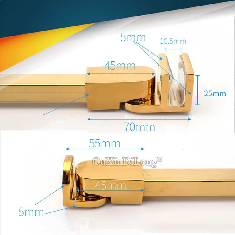 Stainless Steel Wall to Glass Support Rod Frameless Shower Panel ...