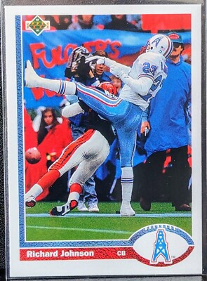 1991 Upper Deck Richard Johnson #422 Houston Oilers | eBay