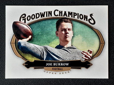 JOE BURROW 2020 UPPER DECK GOODWIN CHAMPIONS NO 91 35480 | eBay