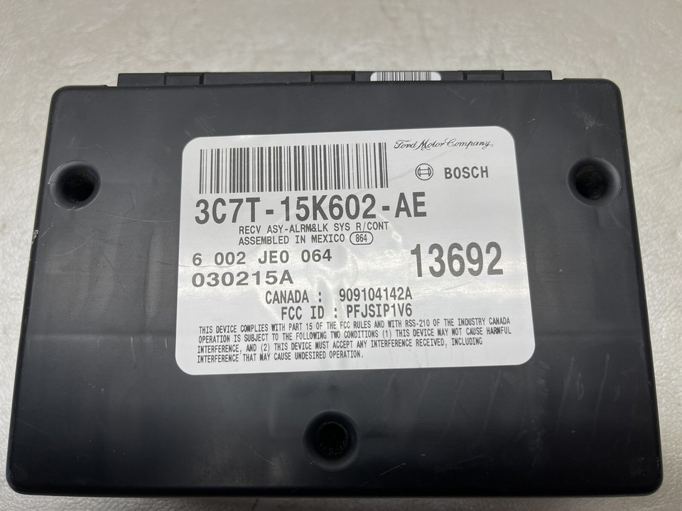 2003 F250 F350 MULTIFUNCTION ANTI THEFT KEYLESS MODULE 3C7T-15K602-AE ...