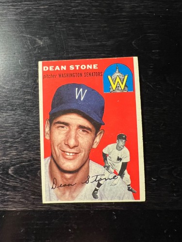1954 TOPPS BASEBALL CARD #114 DEAN STONE EXMT!!!!!!!!! | eBay