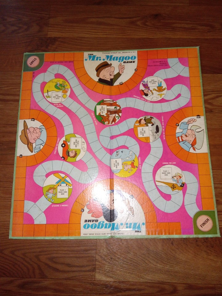 Vintage 1964 - Mr. Magoo Board Game - Standard ToyKraft Game *RARE* | eBay