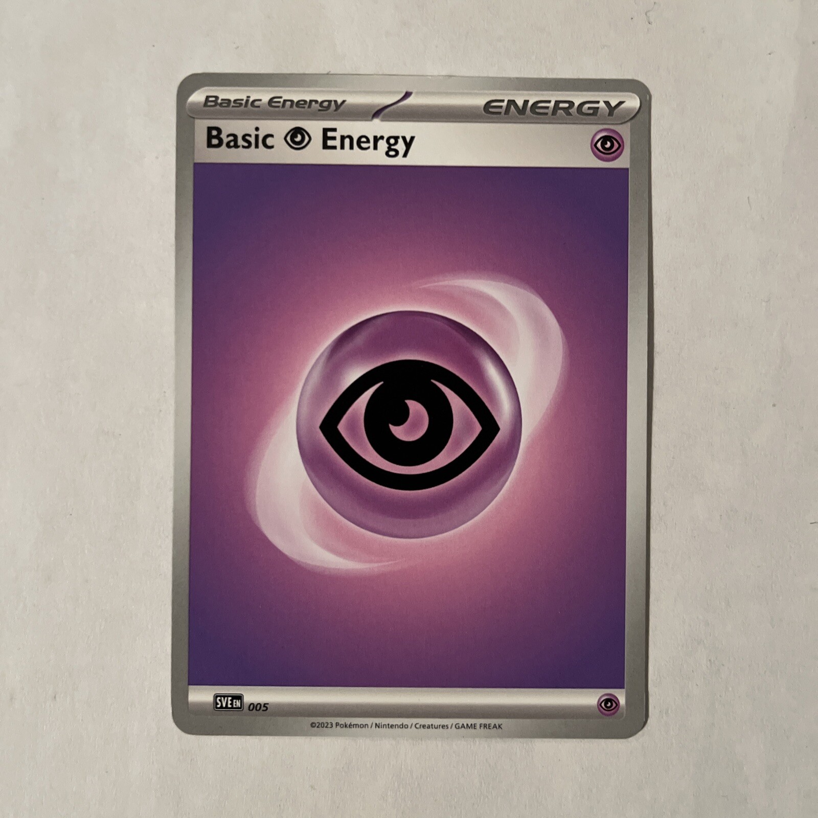 Basic Psychic Energy 005 English 151 NON Holo Pokemon Card | eBay