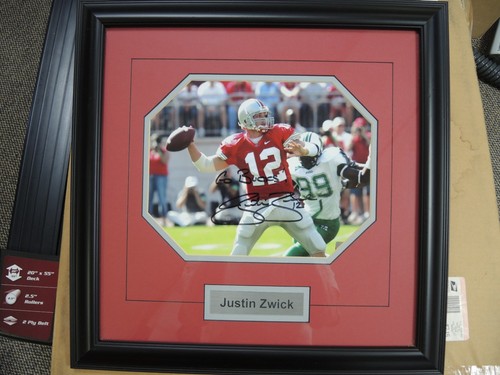 OSU signed photo of Justin Zwick Ohio State Buckeye football | eBay