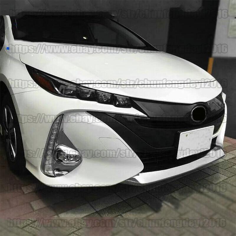 For Toyota Prius Prime PHV 2017-2021 Chrome Front Bumper Lip Strip ...