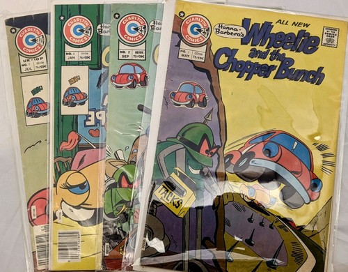 Lot of 4 Comic Books Hanna-Barbera Wheelie And The Chopper Bunch 1975 ...