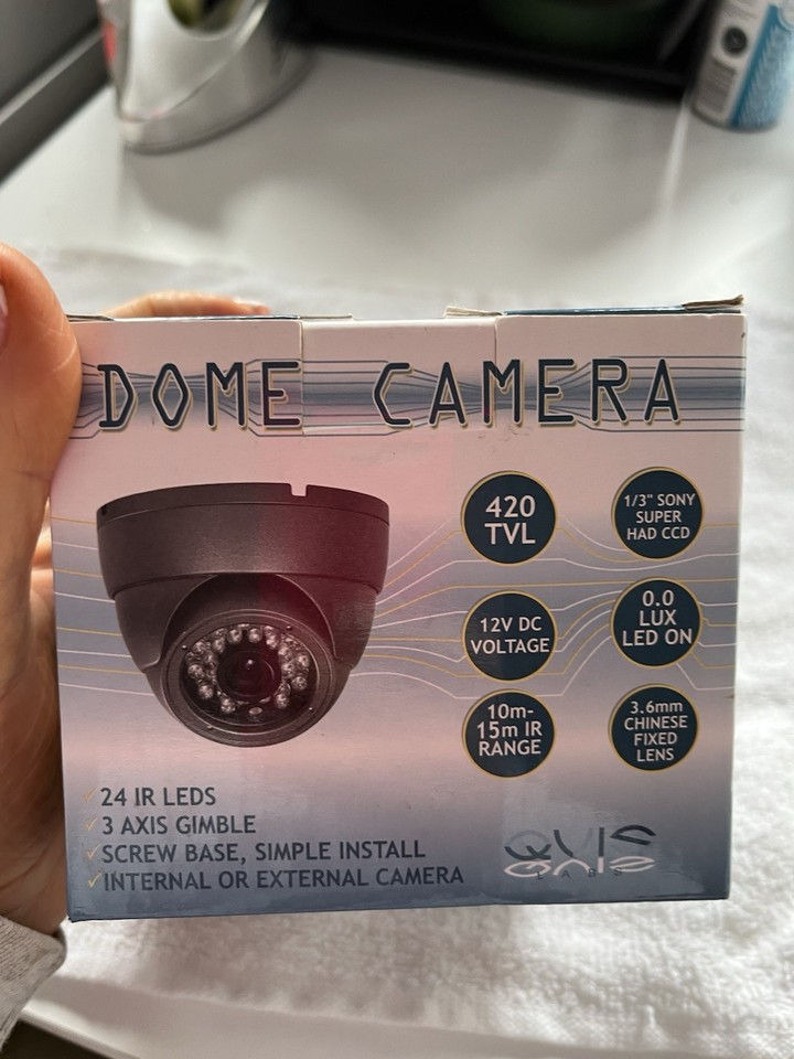 QVIS Varifocal Eyeball Dome CCTV Camera - 3.6mm Lens - EYE- 2701FMGR ...