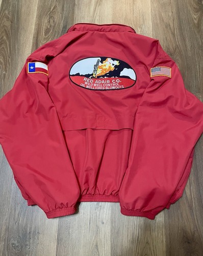 Vtg Red Adair Co Mens 3X Jacket Wild Well Control Collectible Texas ...