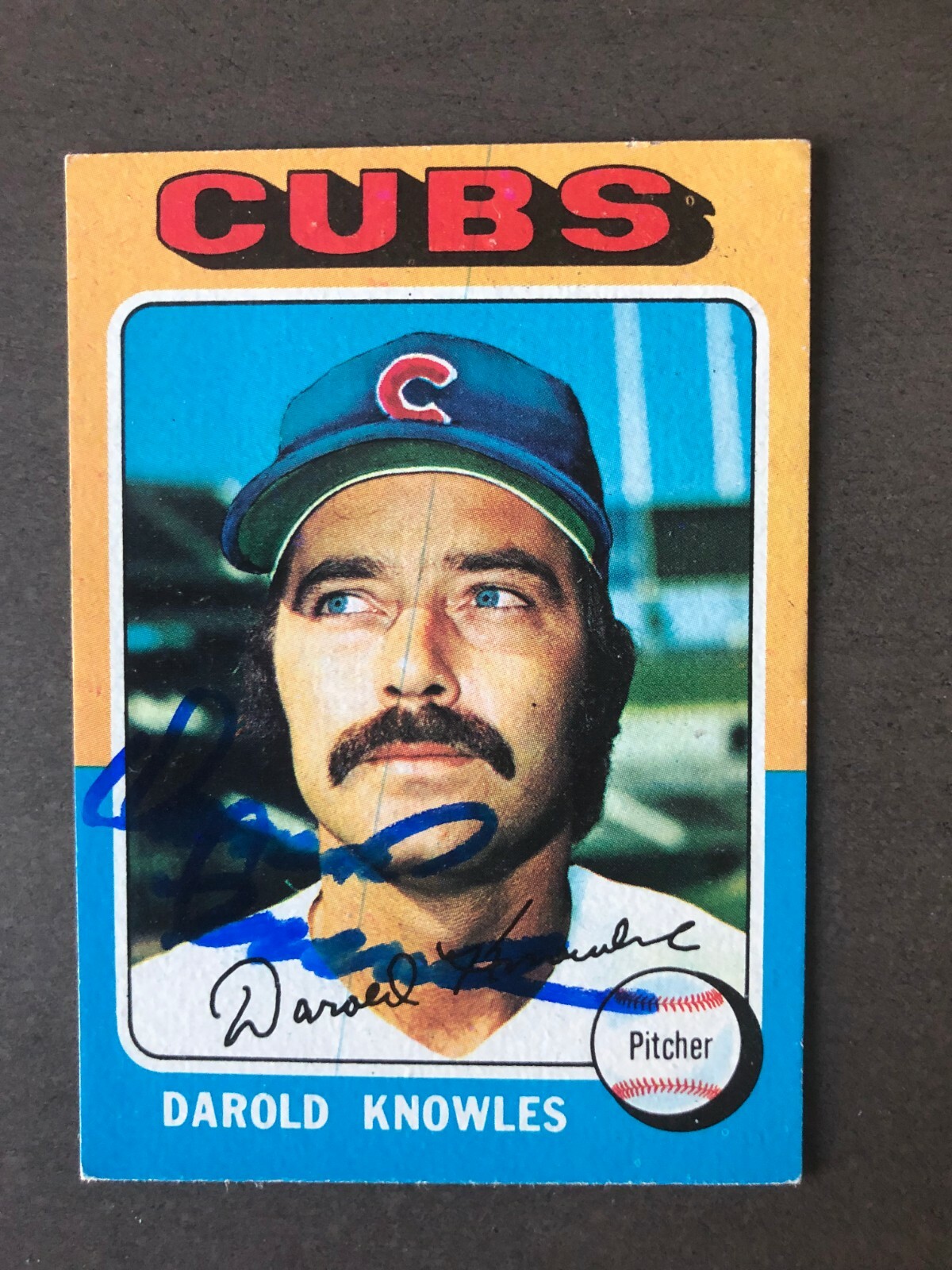 Chicago Cubs DAROLD KNOWLES autographed 1975 Topps | eBay