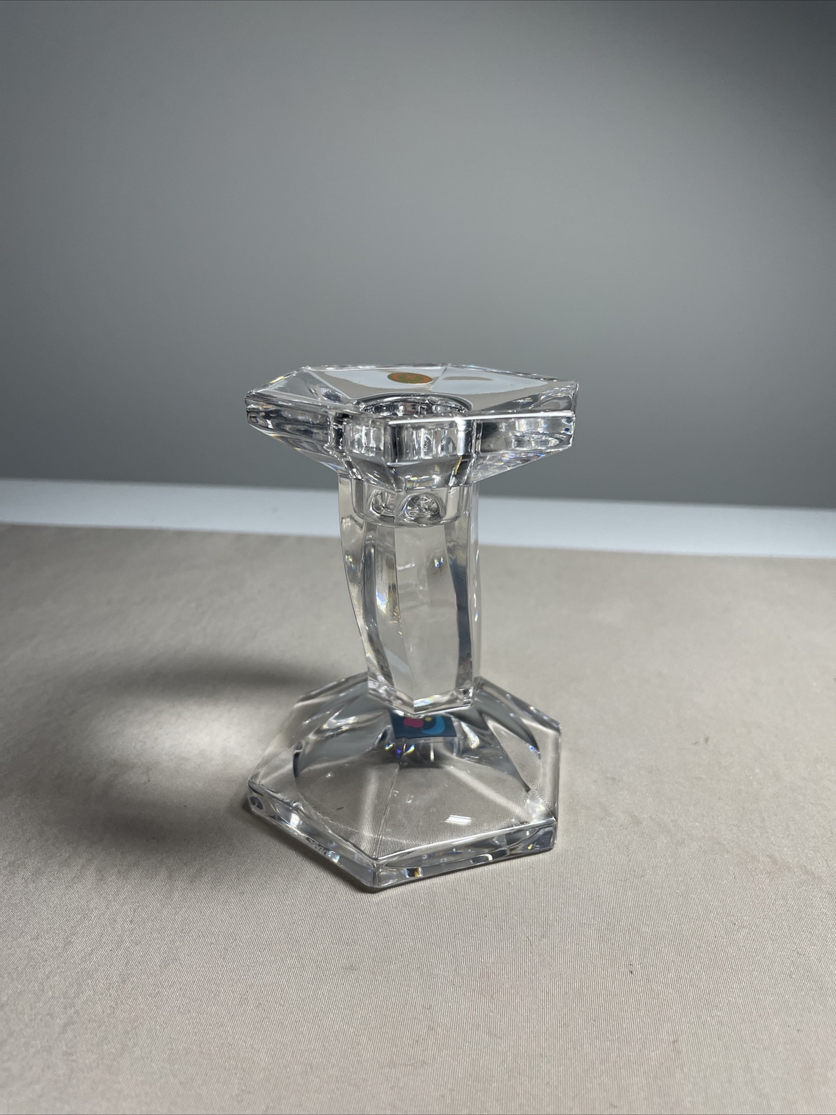 Crystal Candle Stick MARC AUREL NACHTMANN 24% Lead Made in Germany 4 ...