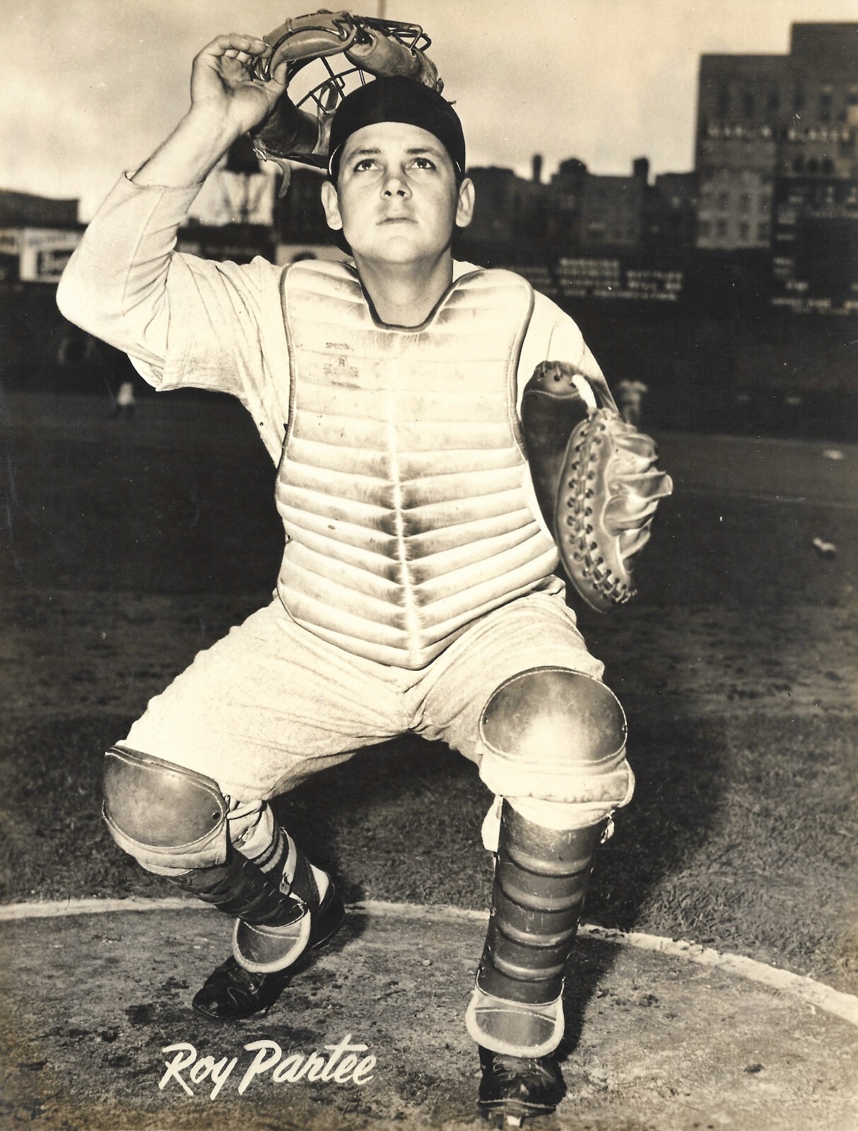 Roy Partee ST LOUIS BROWNS UNSIGNED 7-3/8 x 9-1/2 ORIGINAL STAFF PHOTO ...