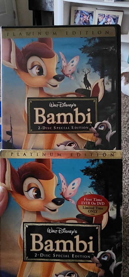 Bambi (DVD, 2005, 2-Disc Set, Special Edition/Platinum Edition ...