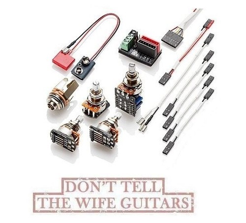 EMG Solderless Conversion Wiring Kit 1-2 Pickups Includes 1 -PPP Push ...