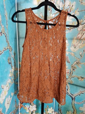 NWT Mudd Junior Sheer Lace Tank Top, Size Medium, Retail $30.00 | eBay