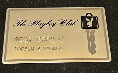 Vintage “The Playboy Club” Executive Key Card Metal Gold Card ~ our# B69 | eBay