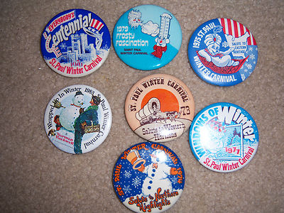 VINTAGE MINNESOTA WINTER CARNIVAL BUTTONS | eBay