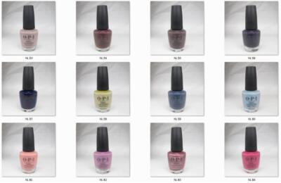OPI Nail Polish Lacquer Iceland collection Fall 2017 VARIETY I53 - I64 ...