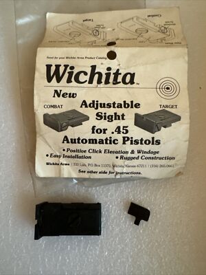 Wichita Adjustable Sight Set 1911 | eBay