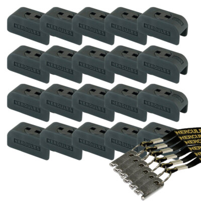 20pc Hercules Safety Lock w/6 Keys for Auto Grip Guitar Hanger/Stands ...