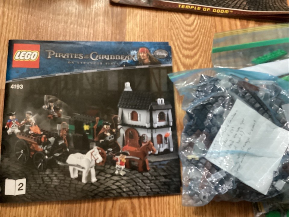 Lego Incomplete Sets/Bulk Lot LEGO Movie Indiana Jones Pirates ...