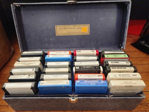 24 8-Track Tapes + Nice Storage case! | eBay