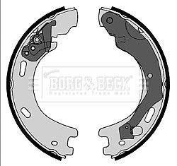 CAPSautomotive Brake Shoe Set for Land_Rover LR031947 LR025151 LR021877 ...