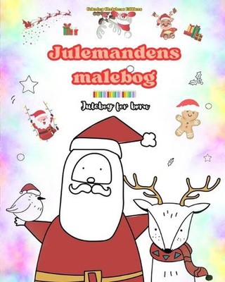 Julemandens malebog Julebog for brn Sde vinter- og julemandstegninger ...