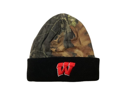 Wisconsin Badgers Embroidered (W) LOGO CAMO Hat | eBay