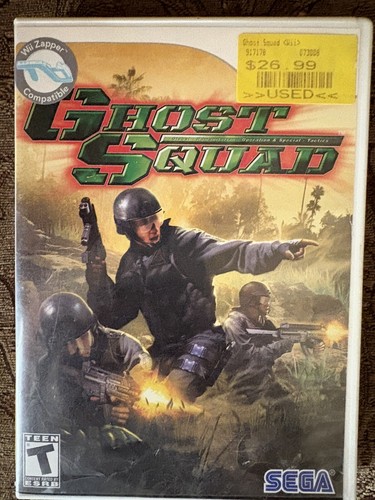 Nintendo Wii ghost squad with manual Sega 2006 video game | eBay