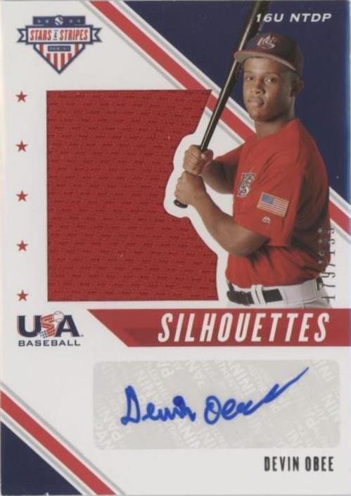 2020 Panini USA Baseball Stars & Stripes - Silhouettes Signatures Devin ...