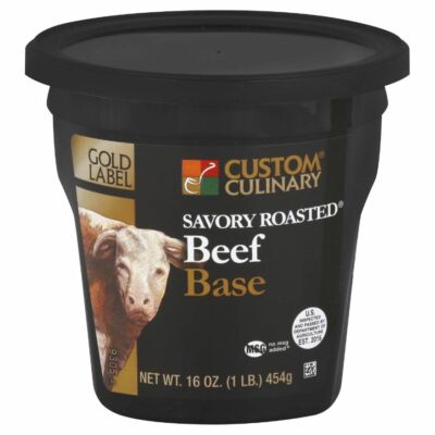 Custom Culinary Gold Label Savory Roasted Beef Base (1 lbs, 6 Per Case ...