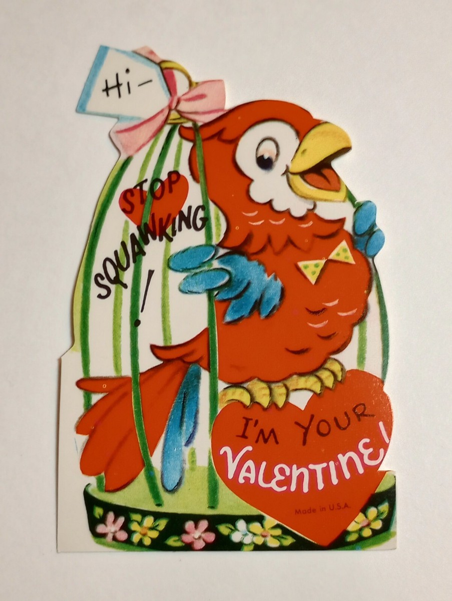 Vintage Bird Valentine Cards Vintage Bluebird Valentine