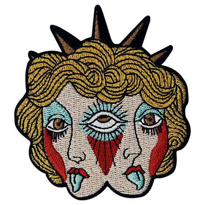 Two-Face woman patch Embroidered Iron Sew On Jeans Patches fashion ...