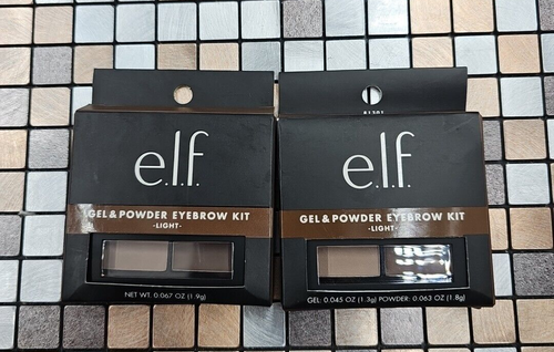 ELF GEL & POWDER EYEBROW KIT LIGHT 81301 LOt Of 2 | eBay
