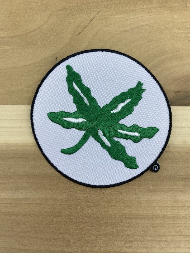 THE OHIO STATE BUCKEYES LEAF EMBROIDERED IRON ON PATCH 3”x3” | eBay