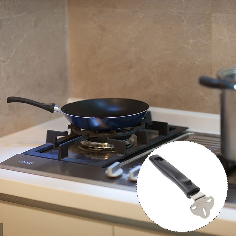 1Pc Ergonomic Pot Handle 3 Holes Long Anti Scalding Bakelite Grip ...