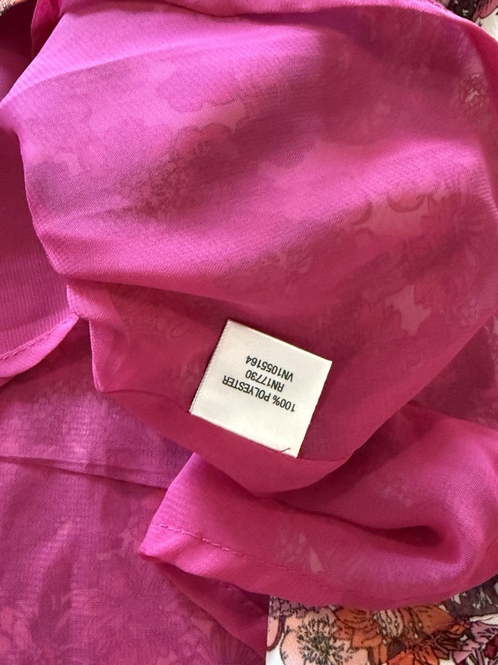 Liberty of London Target Boho Floral Maxi Dress Size S Ruffle Fairy ...